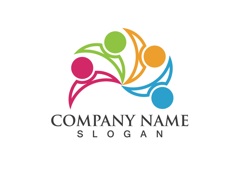 Community people logo group team vector by Upgraphic ~ EpicPxls
