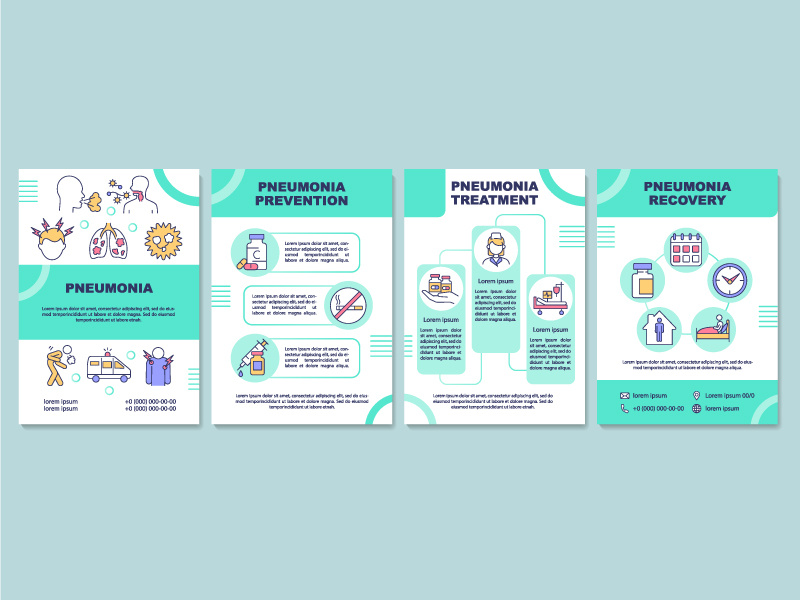 Pneumonia brochure template by bsd studio ~ EpicPxls