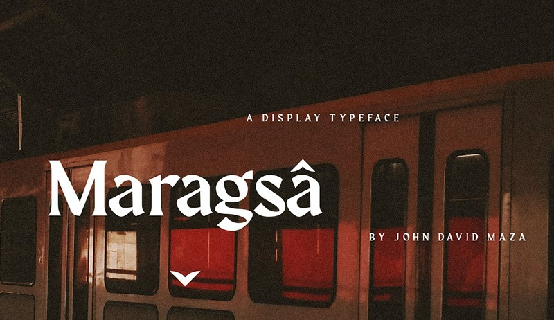 Maragsâ — a display typeface [FREE] by John David Maza ~ EpicPxls
