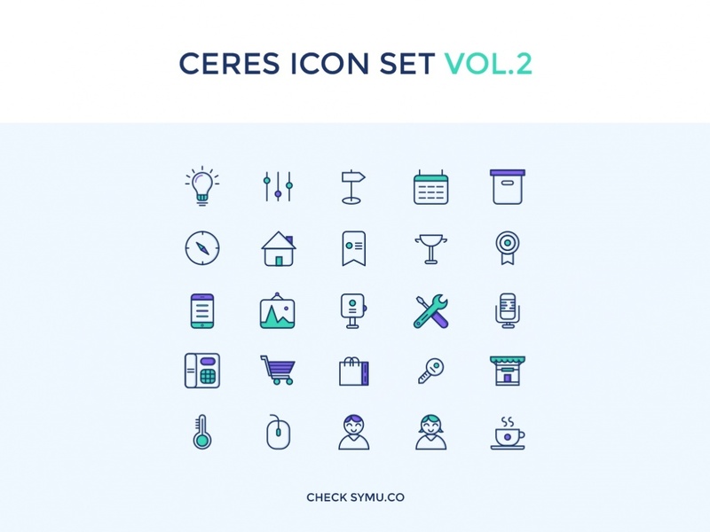 Ceres Icon Set Vol.2 by Symu ~ EpicPxls