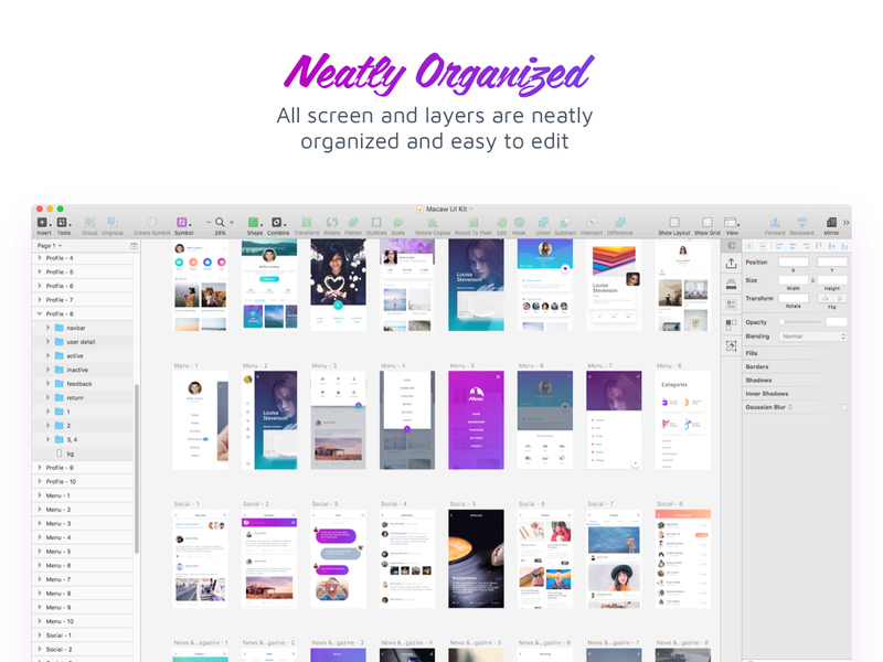 Macaw UI + React-Native Theme by EpicCoders ~ EpicPxls