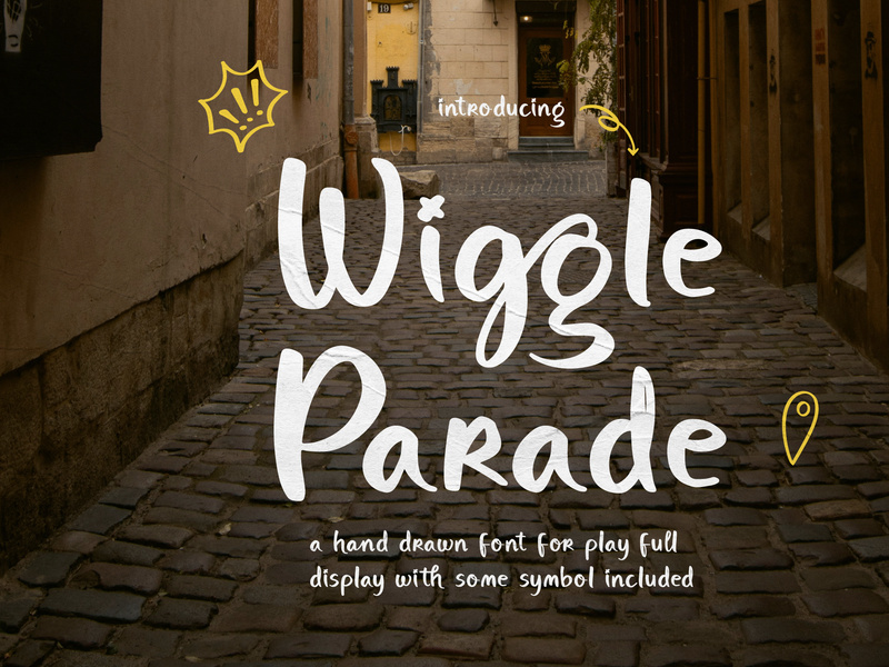 Wiggle Parade | Hand Drawn Playful by Gracetypestudio ~ EpicPxls