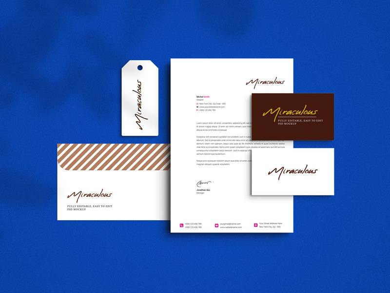 Modern stationery mockup by SB Trading ~ EpicPxls