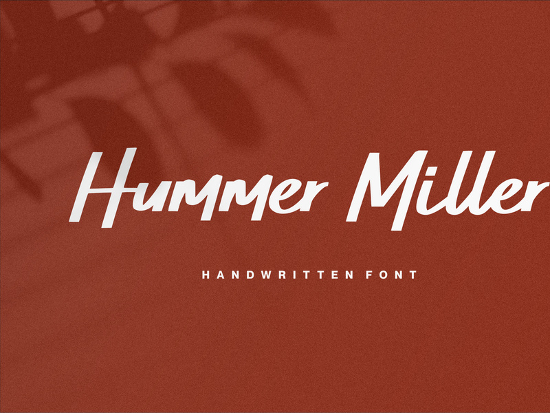 Hummer Miller - Free Font by Allouse Studio ~ EpicPxls