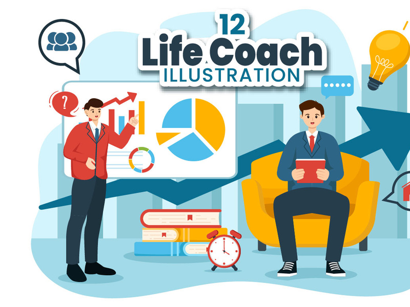 12 Life Coach Illustration by denayuneep ~ EpicPxls