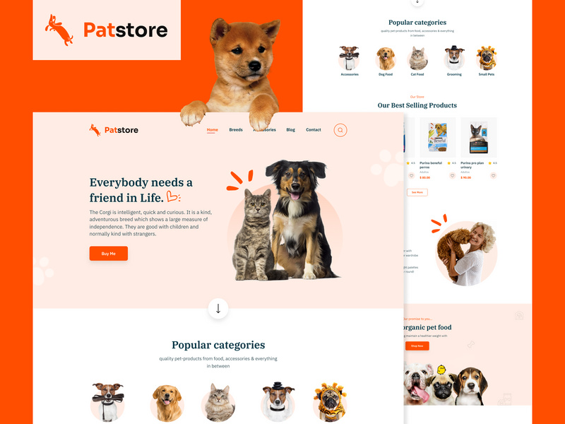 PetStore Website by Aavakar Solution ~ EpicPxls