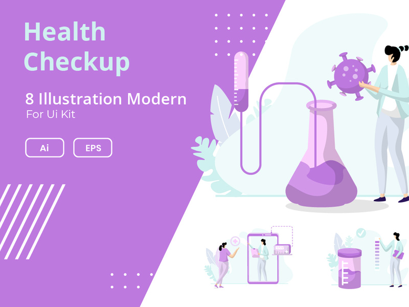 Illustration Health Checkup by Twiri ~ EpicPxls