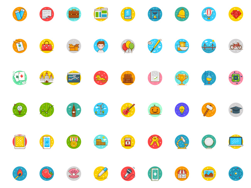 Online Stores and Sales Icons & Illustrations Pack by UIX ~ EpicPxls