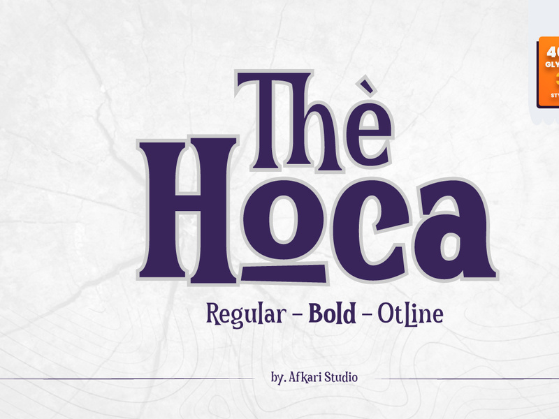 The Hoca – Display Serif Font by Afkari Studio ~ EpicPxls