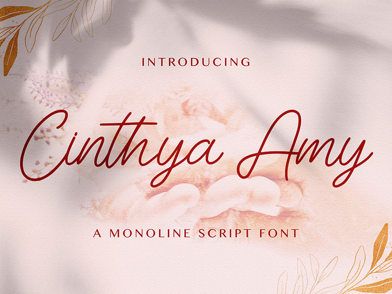 Cinthya Amy - Handwritten Font by Stringlabscreative ~ EpicPxls