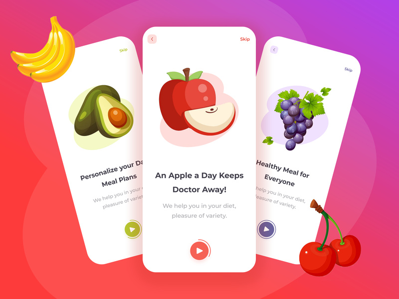 Fruit Delivery App (Screen Onboarding) by Attiqanaz603 ~ EpicPxls