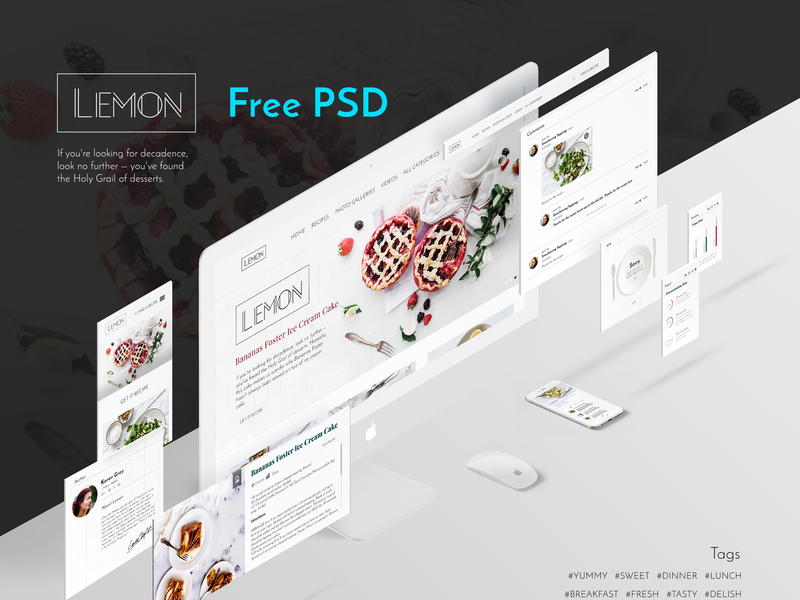 Lemon UI KIT free PSD by Mary Davtyan ~ EpicPxls