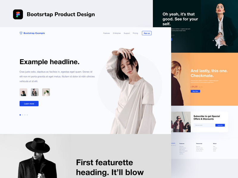 Bootstrap Product Landing Page Design by Ideadesigncodes ~ EpicPxls