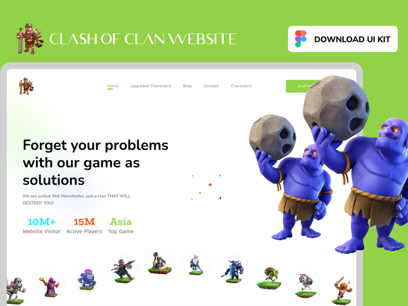 Clash of Clan gaming Web Page by Life a La Shery ~ EpicPxls