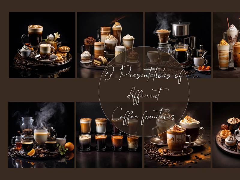 Presentations of different coffee fountains by Samiraas8891 ~ EpicPxls