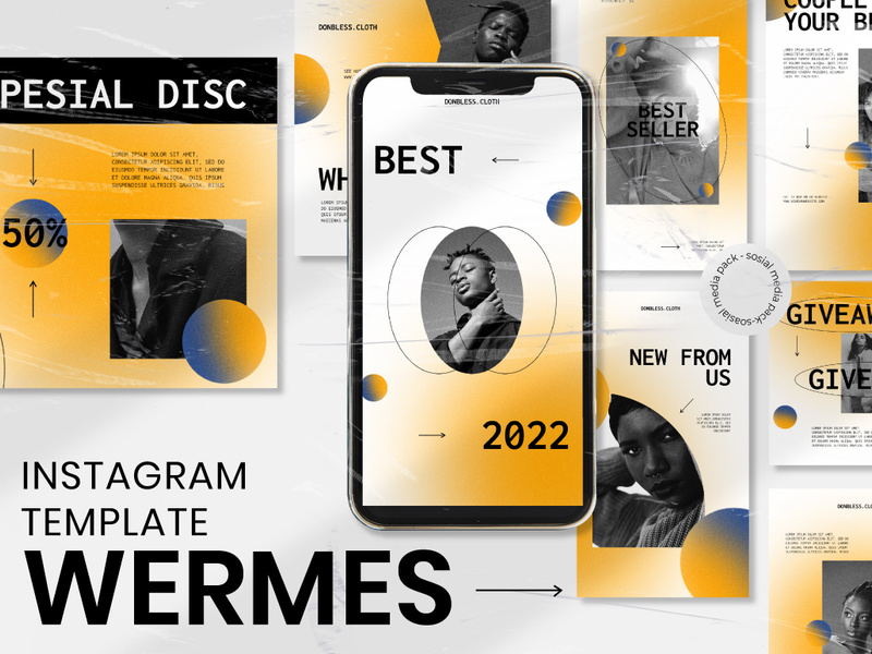 wermes instagram template by Nyiltemp Std. ~ EpicPxls