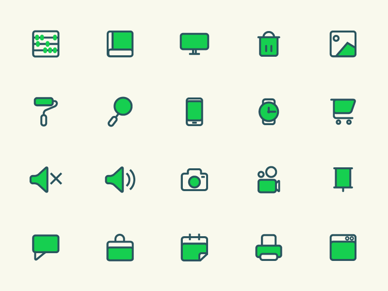 Grove - Free Vector Icon Set by GraphBerry ~ EpicPxls