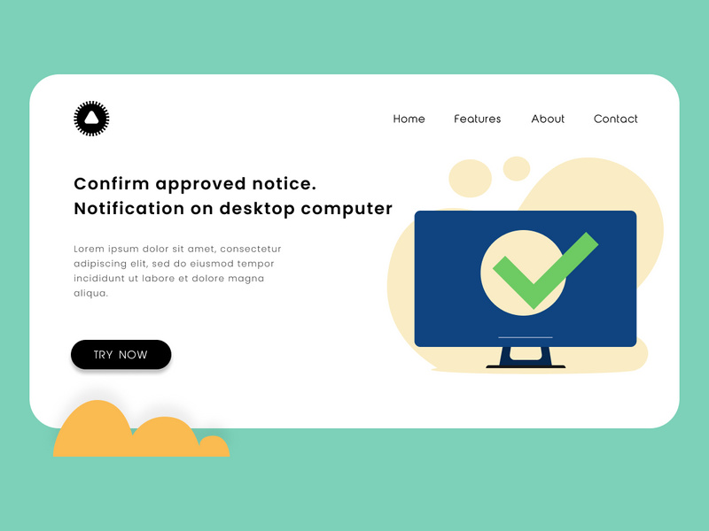 Confirm approved notice accept message check mark. ~ EpicPxls