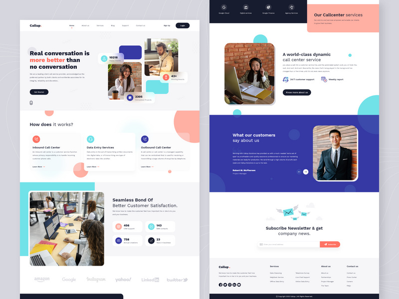 Call Center Website by CMARIX Infotech ~ EpicPxls