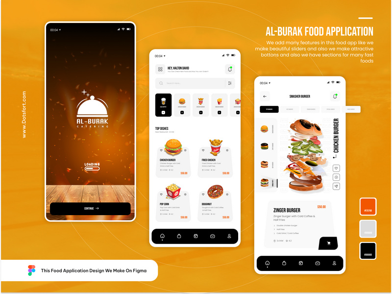 Food App Design by Hammadshahid209 ~ EpicPxls