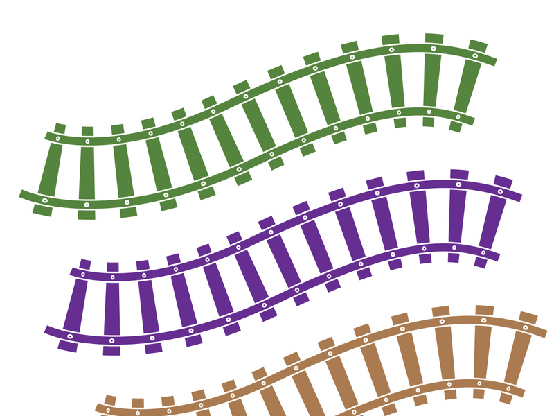 Train way icon vector for designer by Upgraphic ~ EpicPxls