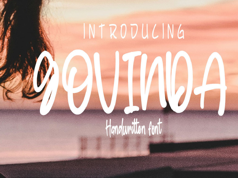 govinda font by Gunaloe12 ~ EpicPxls
