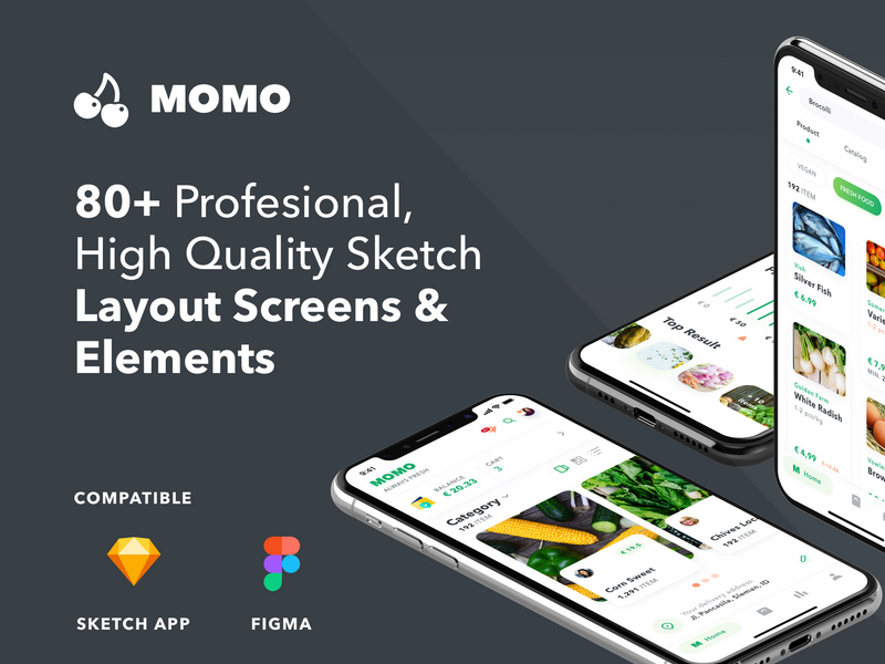 Momo UI Kit by ayokerja ~ EpicPxls
