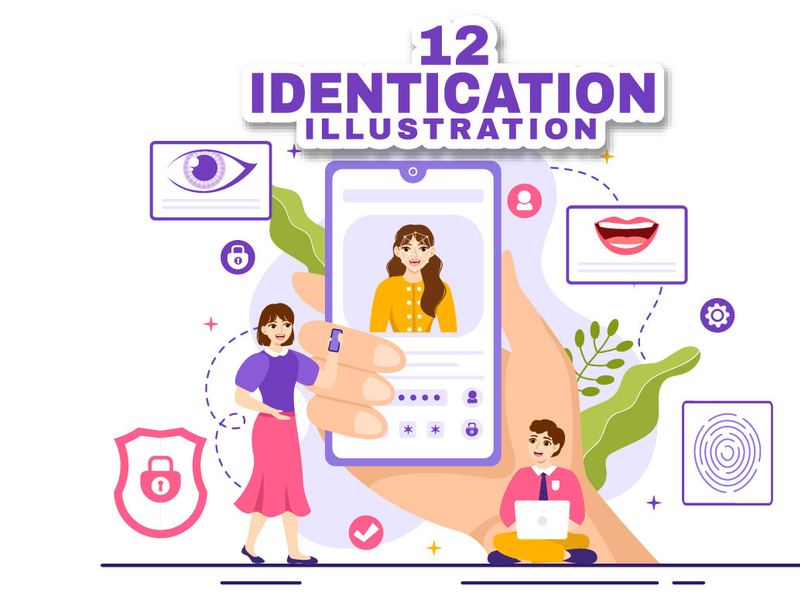 12 Identification Card Illustration by denayuneep ~ EpicPxls