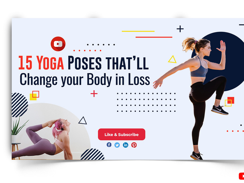 Yoga Youtube Thumbnails by 3djagan ~ EpicPxls