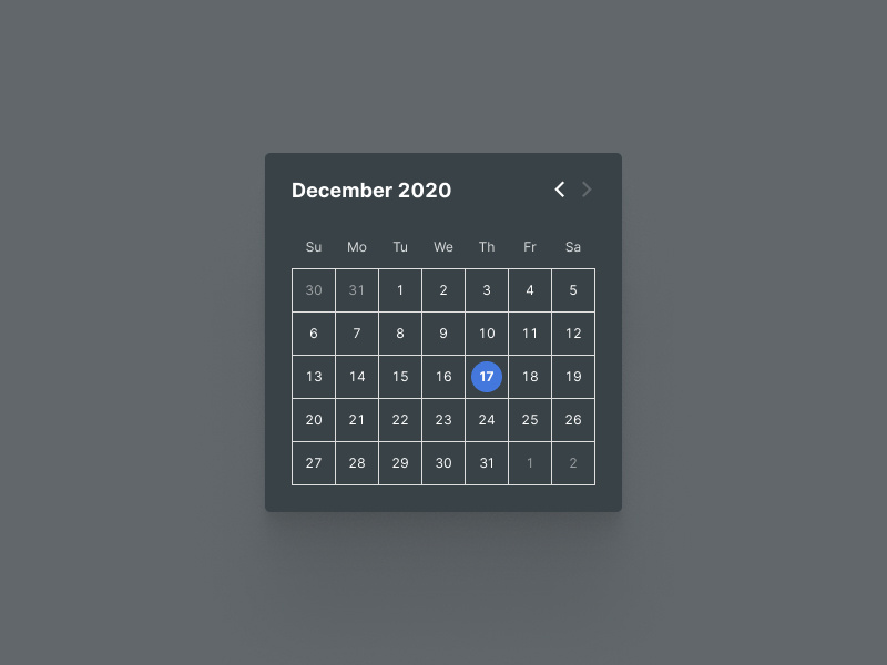 Calendar UI Kit by Scrillo Designers ~ EpicPxls
