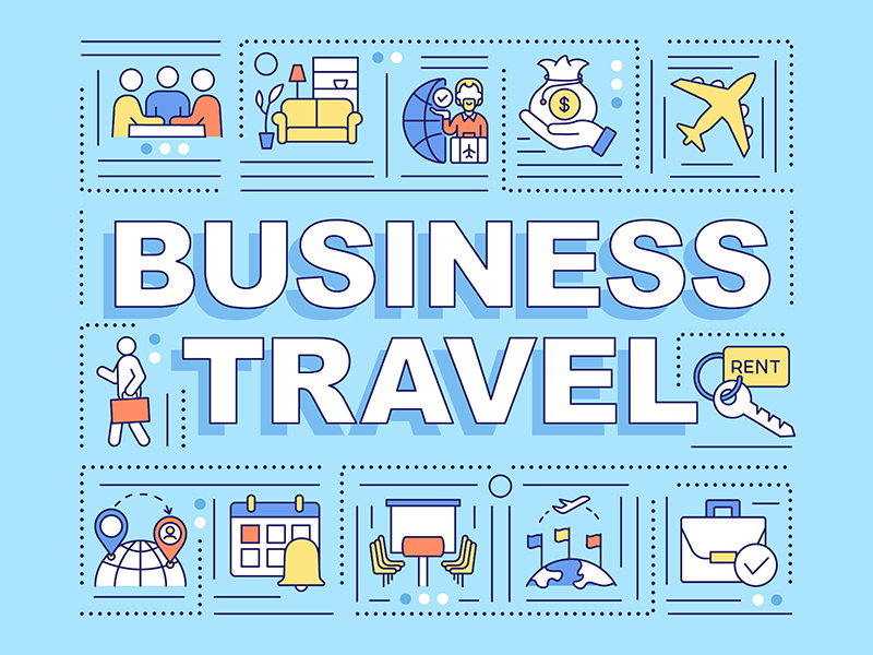 Business travel concepts banner by bsd studio ~ EpicPxls