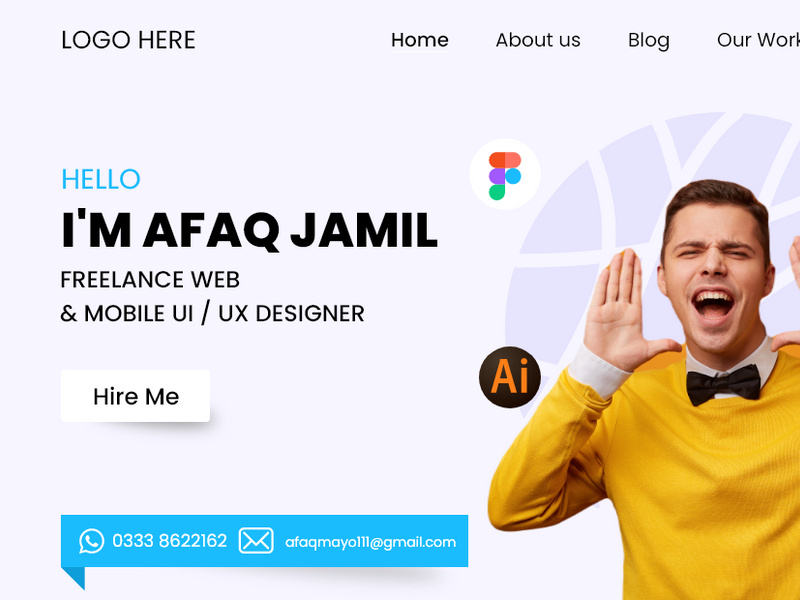 UI UX BANNER DESIGN by Afaq Jamil ~ EpicPxls