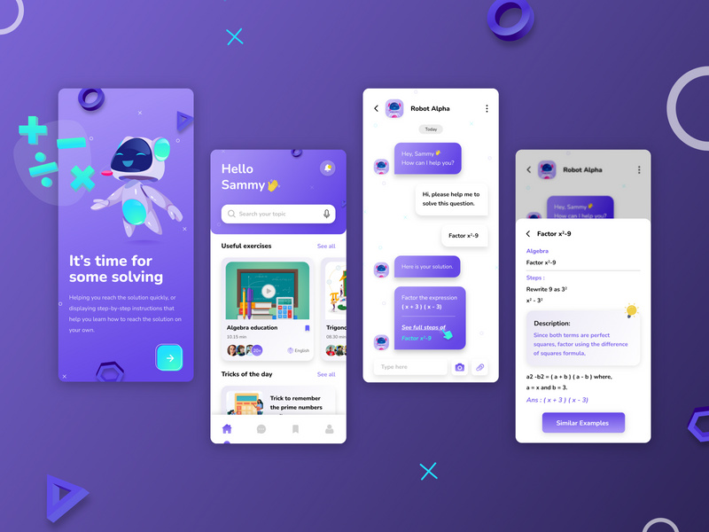 AI Math Assistant App by CMARIX Infotech ~ EpicPxls