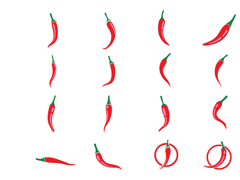 chilli logo symbol template by Upgraphic ~ EpicPxls