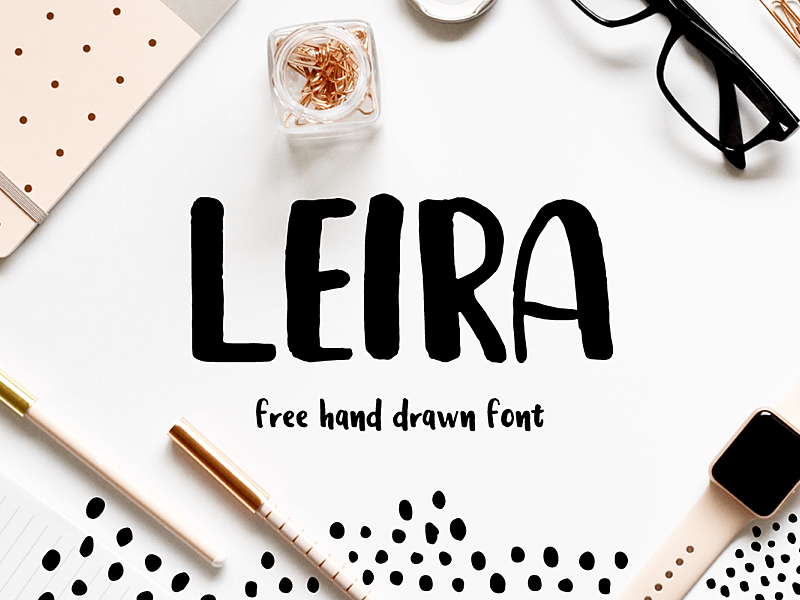 Leira – Free Brush Font by Evita Vilaka ~ EpicPxls