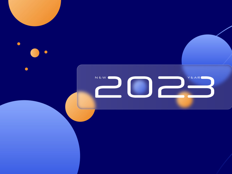 2023 New Year Wallpaper Template Design by Wakil Uddin ~ EpicPxls