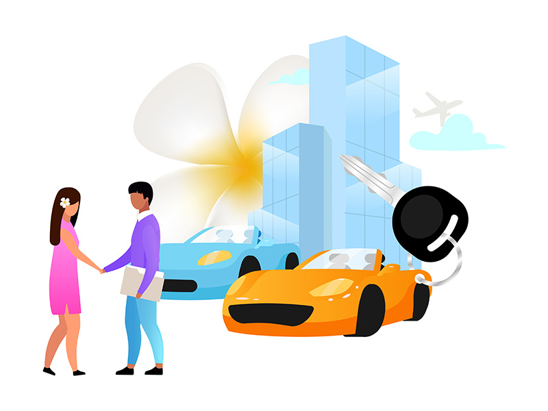 Leasing flat vector illustration by The Img ~ EpicPxls