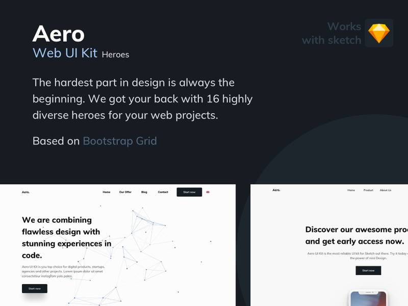Aero UI Kit Hero by Contact ~ EpicPxls