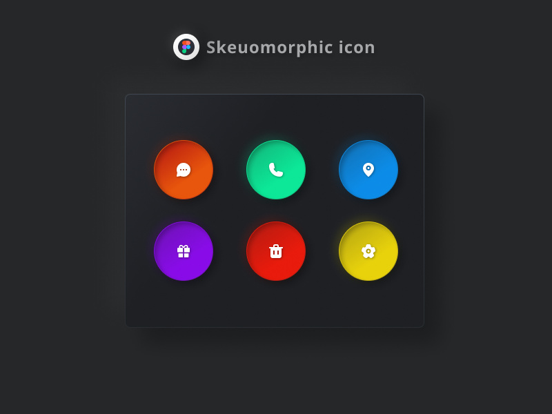 Skeuomorphic Icon - Free Download by Zunaid Aslam ~ EpicPxls