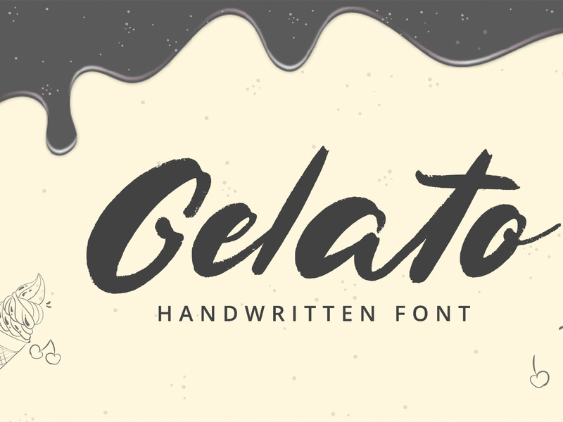 Gelato - Handwritten Font by Alpaprana Studio ~ EpicPxls