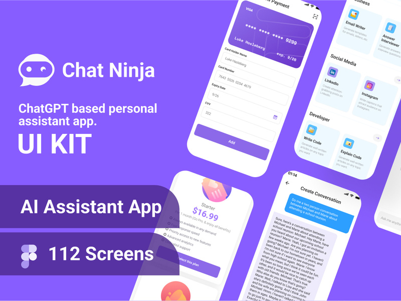 Chat Ninja- ChatGPT based personal assistant by Netro ~ EpicPxls