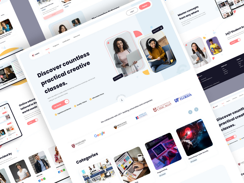 E-learning Website by CMARIX Infotech ~ EpicPxls