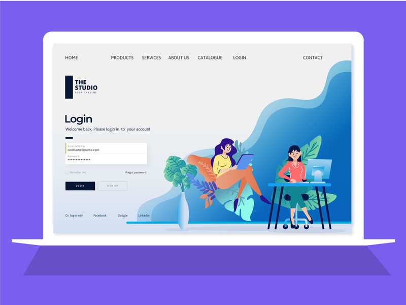 Login-Screen by Freelance Azad ~ EpicPxls