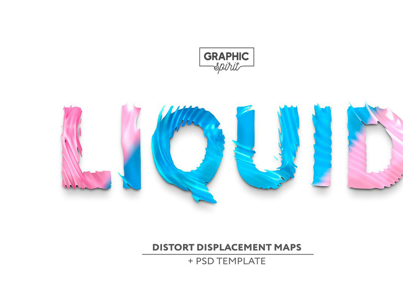 Free Liquid Displacement Maps by Graphic Spirit ~ EpicPxls