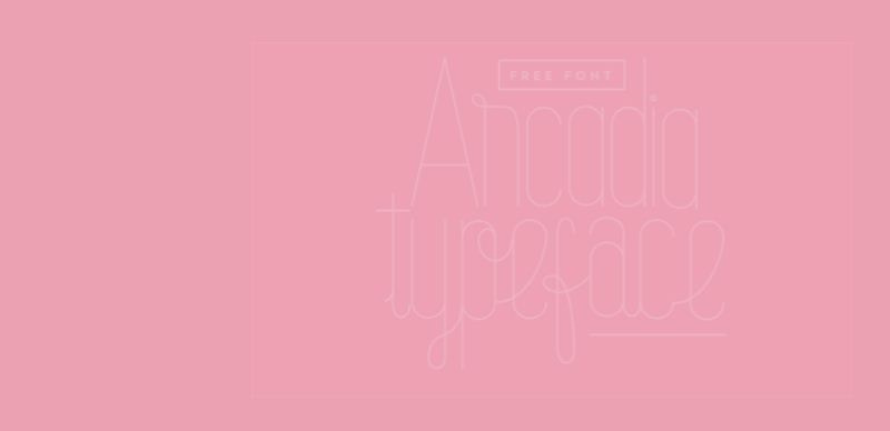 Arcadia Typeface (Free & Editable) by Manh Nguyen ~ EpicPxls