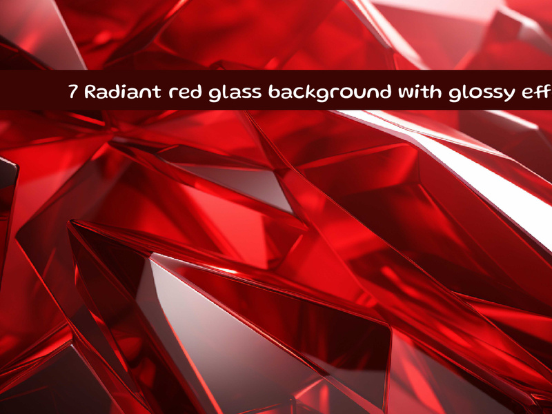 Radient red glass background with glossy effects by ~ EpicPxls