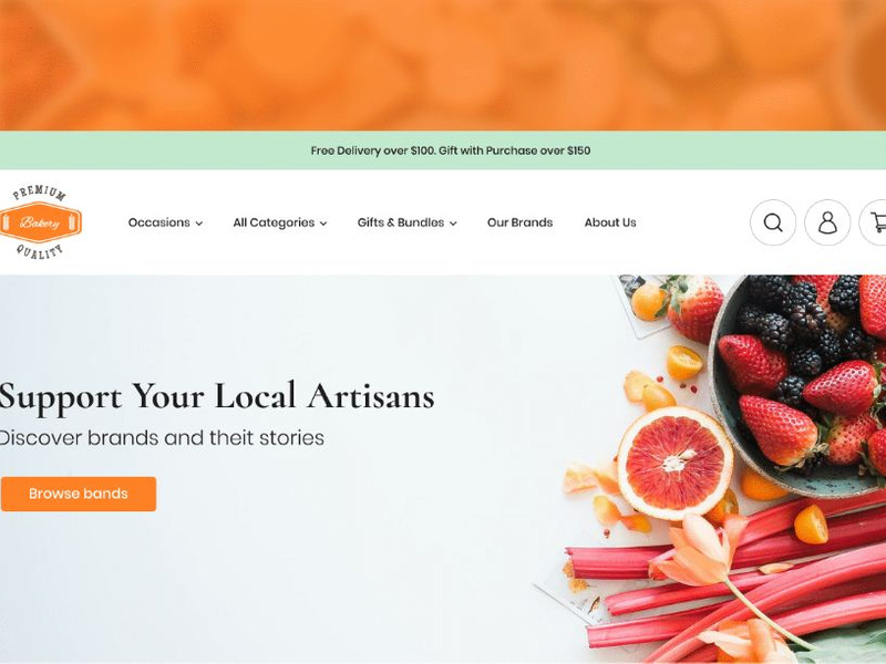 Food Store Template | FREE Figma by Bogachov Alexander ~ EpicPxls