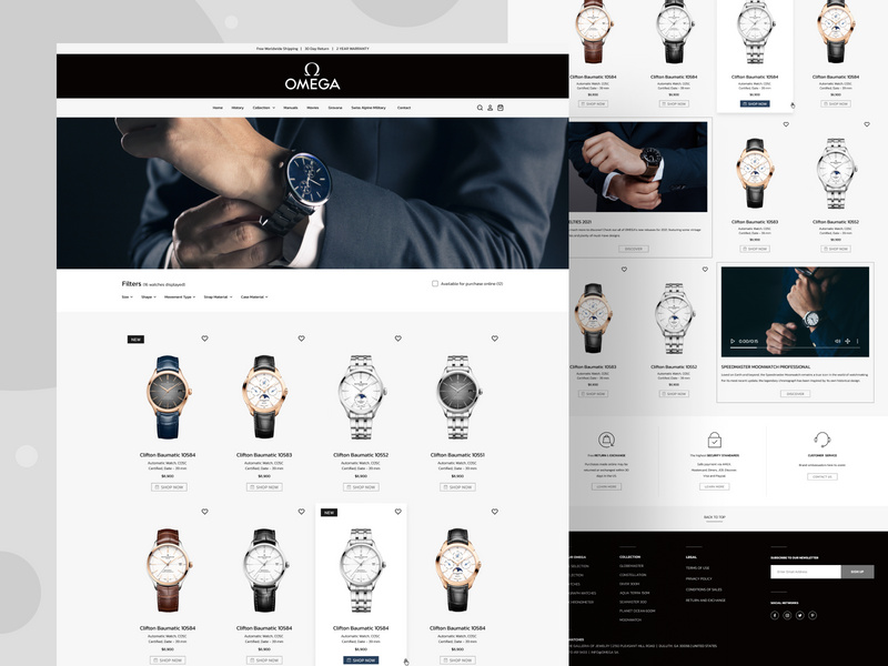 Watch Collection (Product list page ) by Designer ~ EpicPxls