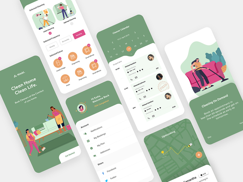 Home Cleaning - XD Freebie by Shivangi Mahajan ~ EpicPxls