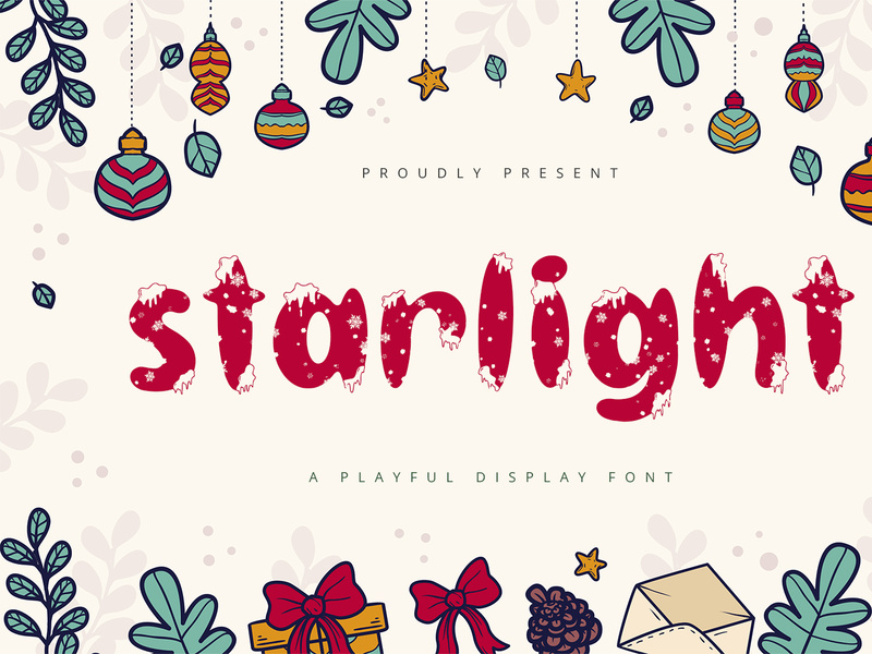 Starlight - Playful Display Font by Alpaprana Studio ~ EpicPxls